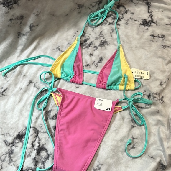 Aeropostale | Swim | Colorblock Bikini | Poshmark